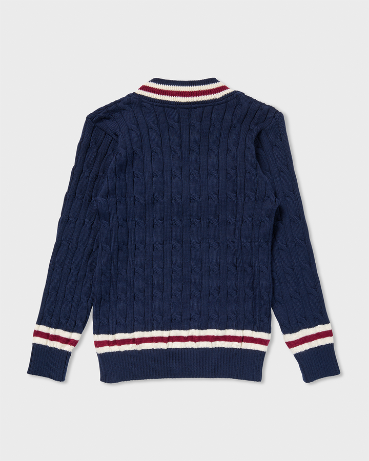 Heritage Jumper — Natural w/ Green & Gold Stripe – Sunset Lover